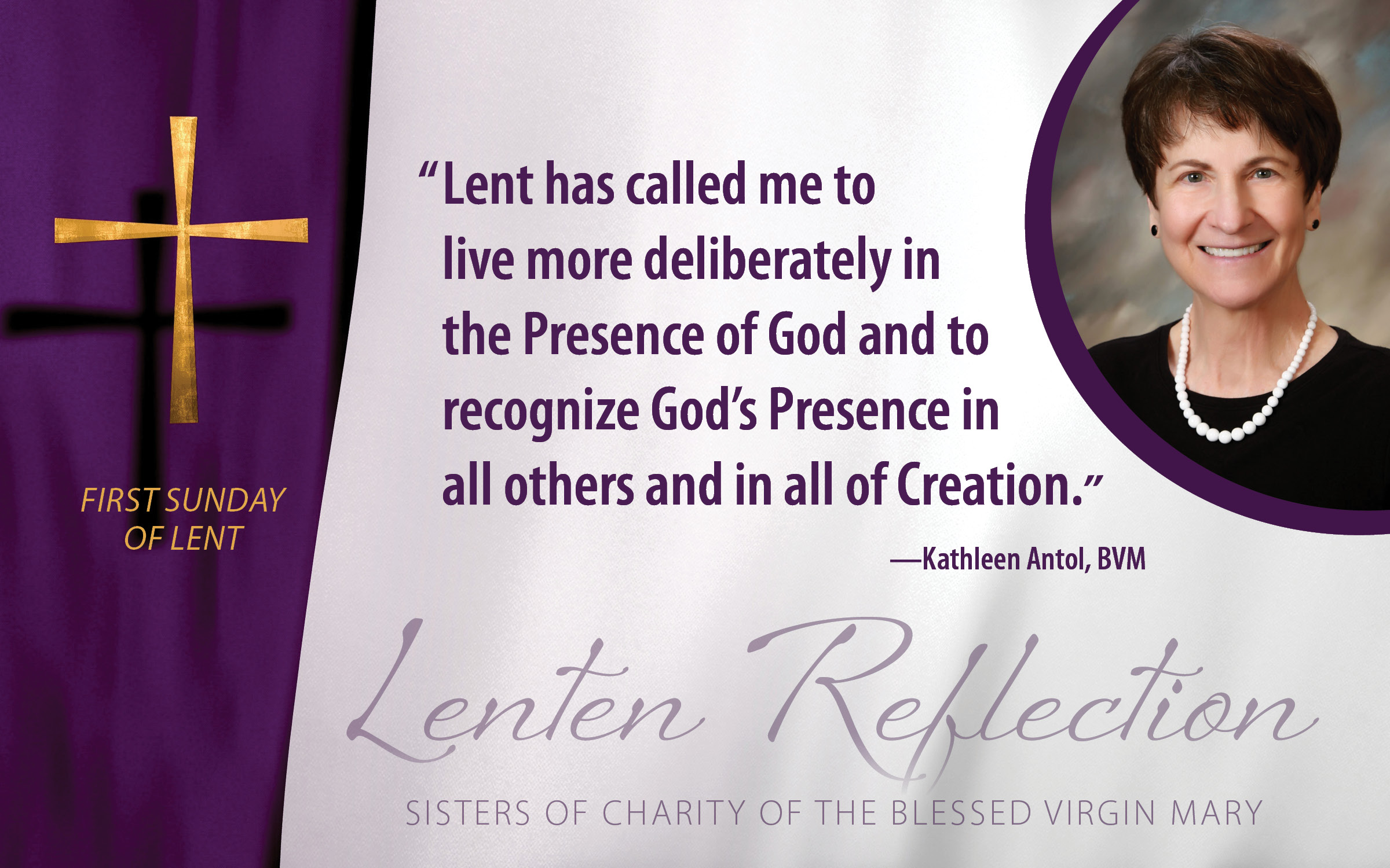 First Sunday of Lent - Sisters of Charity of the Blessed Virgin Mary