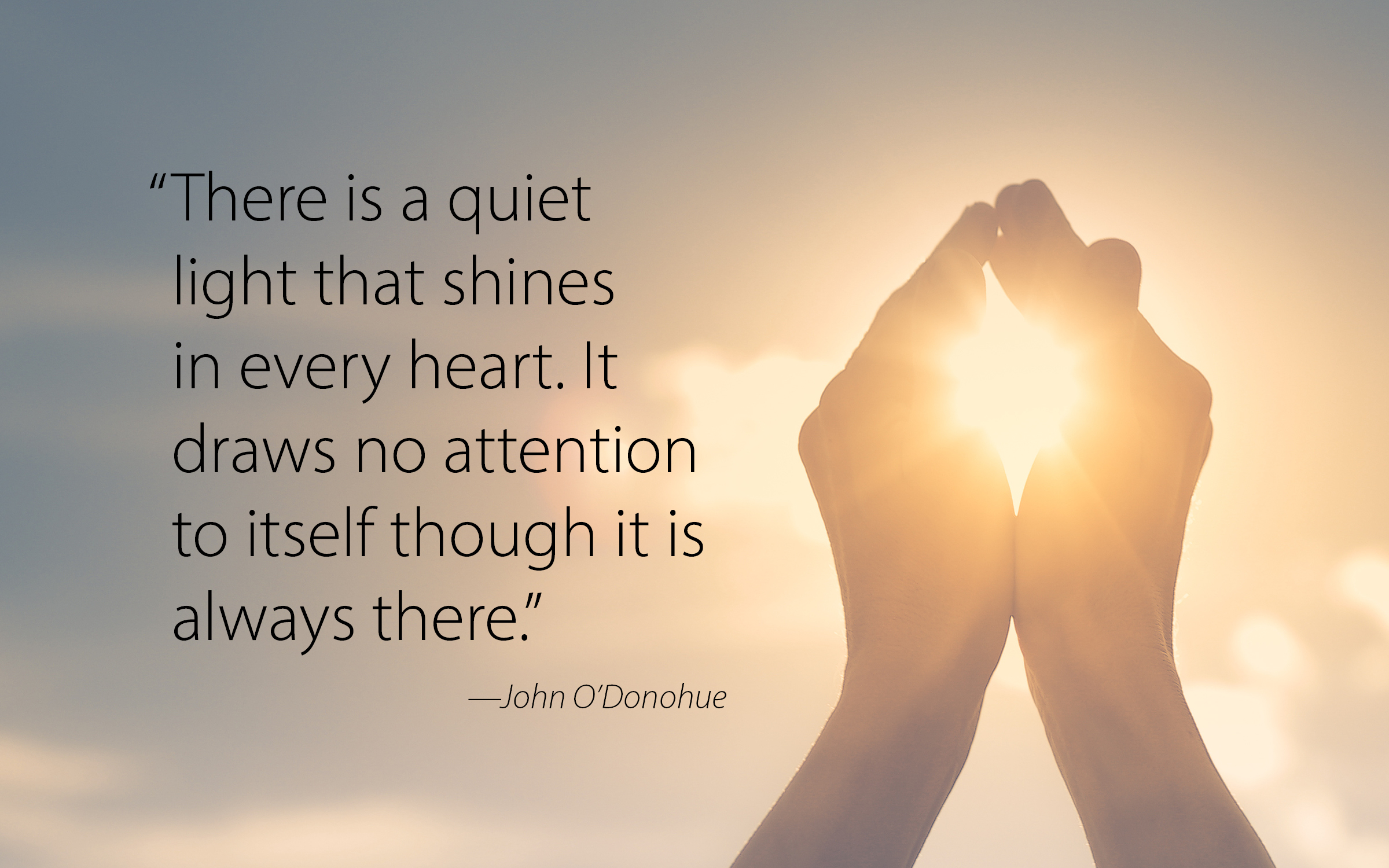 Pondering: A Quiet Light in Every Heart - Sisters of Charity of the ...