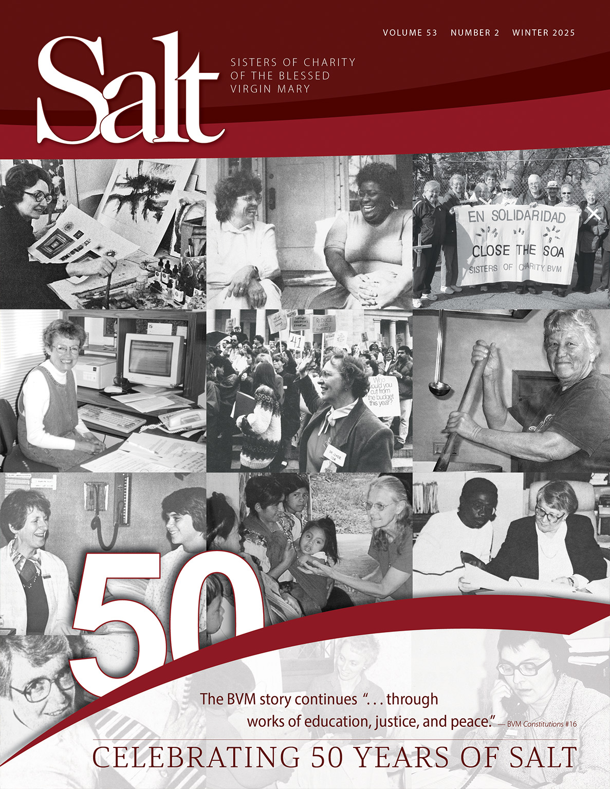 Salt: 50 Years of Evolving Ministry - Sisters of Charity of the Blessed ...